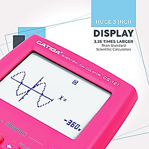 Scientific Calculator with Graphic Functions - Multiple Modes with Intuitive Interface - Perfect for Students of Beginner and Advanced Courses, High School or College