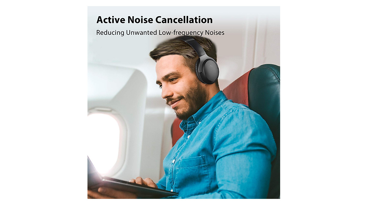 Avantree Aria Pro Bluetooth Headphones with ANC & Mic | High-Def Sound