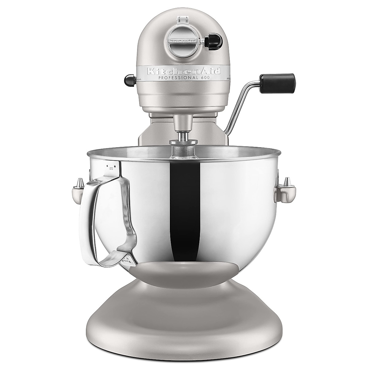 KitchenAid KP26M1XNP 6 Qt. Professional 600 Series Bowl-Lift Stand Mixer - Nickel Pearl