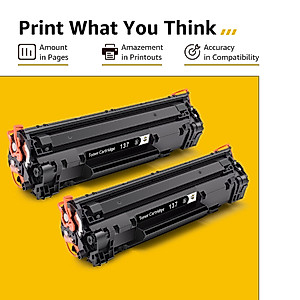 CMYBabee Compatible for Canon 137 Black Toner Cartridge Replacement for CRG137 ImageClass MF236n D570 LBP151dw MF247dw MF249dw MF232w MF242dw MF244dw MF216n MF227dw MF212w Printer Ink (2-Pack)