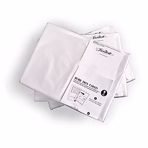 Janibell 330R10B Polyethylene Continuous Waste Can Liner for 330 Series Waste Disposal Systems, Flat Seal, Clear, 0.7 Mil (Pack of 10 Rolls, up to 50 Bags per Roll)