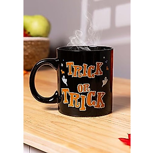 Silver Buffalo Lilo and Stitch Boo Halloween 20oz Ceramic Mug for Adults Standard