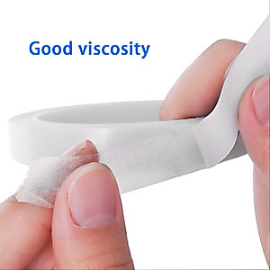 Double-Sided Tape for Arts, Crafts, Photography, Scrapbooking, Tear-by-Hand, Paper Backing (8 Rolls) 6mm Width