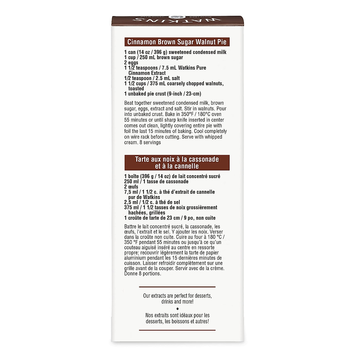 Watkins Pure Cinnamon Extract, Non-GMO, Kosher, 2 oz. Bottle, 1-Pack