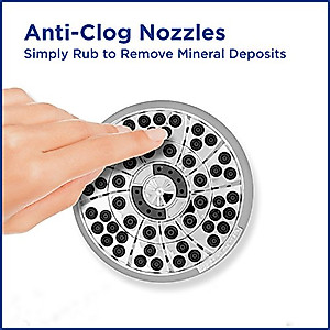 Waterpik PowerPulse Therapeutic Massage Shower Head, Chrome, XAS-613E