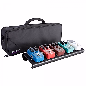 On-Stage GPB2000 Compact Pedal Board with Gig Bag, Black