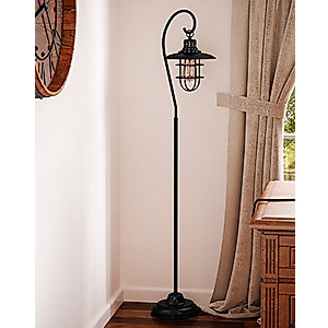 Lite Source Floor Lamps Ls-81456D/Brz Lanterna Ii Floor Lamp, Dark Bronze 58.5" x 9" x 13"