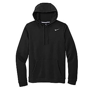 Nike Club Fleece Hoodie (Small) Black/White