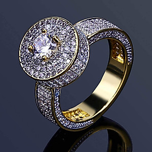 Moca Jewelry Iced Out Personalized Fashion Ring 18K Gold Plated Bling CZ Simulated Diamond Hip Hop Ring for Women (7)