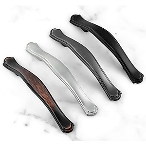 HESTIA HARDWARE 10 Pack | Black Cabinet Pulls 3 Inch Kitchen Cabinet Handles Kitchen Handles for Cabinets Bedroom Drawer Pulls Cupboard Handles (Z8.10.D)