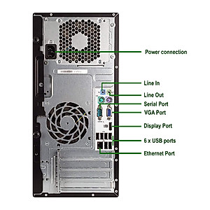 HP Elite 8300 Workstation Computer - Core i7 3.4GHz, 512GB SSD, 16GB RAM, WiFi - Windows 10 Pro (Renewed)