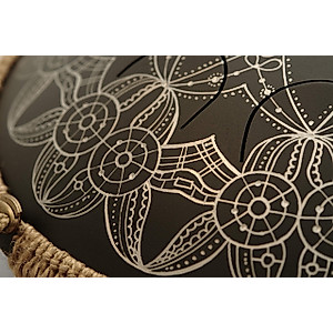 GUDA DRUM Freezbee StarFish with soft Rope Decoration FREE Mallets and Travel Bag. Best Pandrum, Tongue Drum