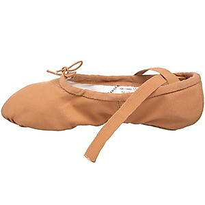 Sansha Pro 1 Canvas Ballet Slipper,Flesh,20 W (16 W US Men's)