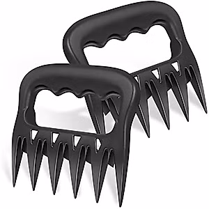 MAEXUS Meat Claws for Shredding Pulled Pork Chicken and Beef, Barbecue Meat Shredder, BBQ Grill Tools Accessories Gift for Smoker Slow Cooker Meat Claws (2 Pcs)