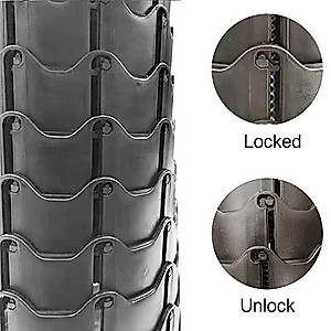 ARTIOMO Collapsible Stools for Adults - Foldable Stools for Adults, Collapsible Stool, Foldable Stool for Camping, Shopping, Hiking, Fishing, Black