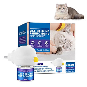 Cat Pheromones Calming Diffuser Long-Lasting Cat Calming Diffuser Safe for Cats of All Ages
