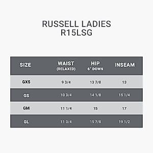 Russell Athletic Womens Girls Flexstretch Softball - Ultimate Yoga Fit! Fastpitch & Baseball Ready Comfy Stylish Pants, Black, Large US