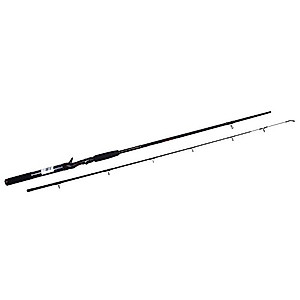 Shakespeare Ugly Stik 6’6” GX2 Casting Rod, One Piece Casting Rod, 10-25lb Line Rating, Medium Heavy Rod Power, Moderate Fast Action, 1/4-3/4 oz. Lure Rating, BLACK