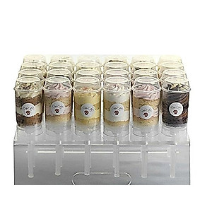 Jusalpha® 24-Hole Push Pop Container Acrylic Stand, Treat Stand, Cake Stand (24 Hole Stand)