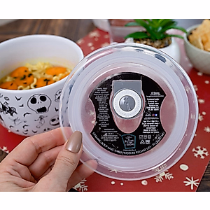 Disney The Nightmare Before Christmas Scary Citizens Ceramic Soup Mug With Lid