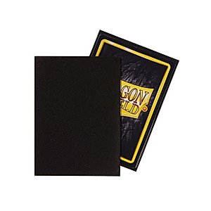 Dragon Shield Matte Black Standard Size 100 ct Card Sleeves Individual Pack