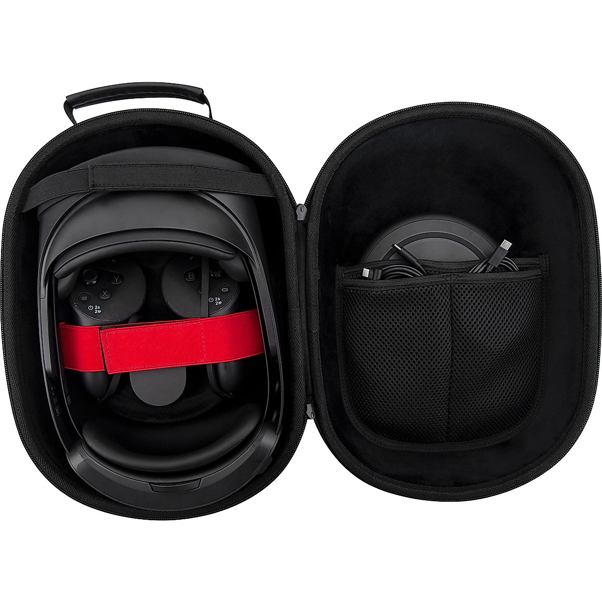 DChen for Quest Pro Case, Hard Carrying Travel Case All-in-One Storage, Compatible with Meta Quest Pro VR Headset and More Accessories