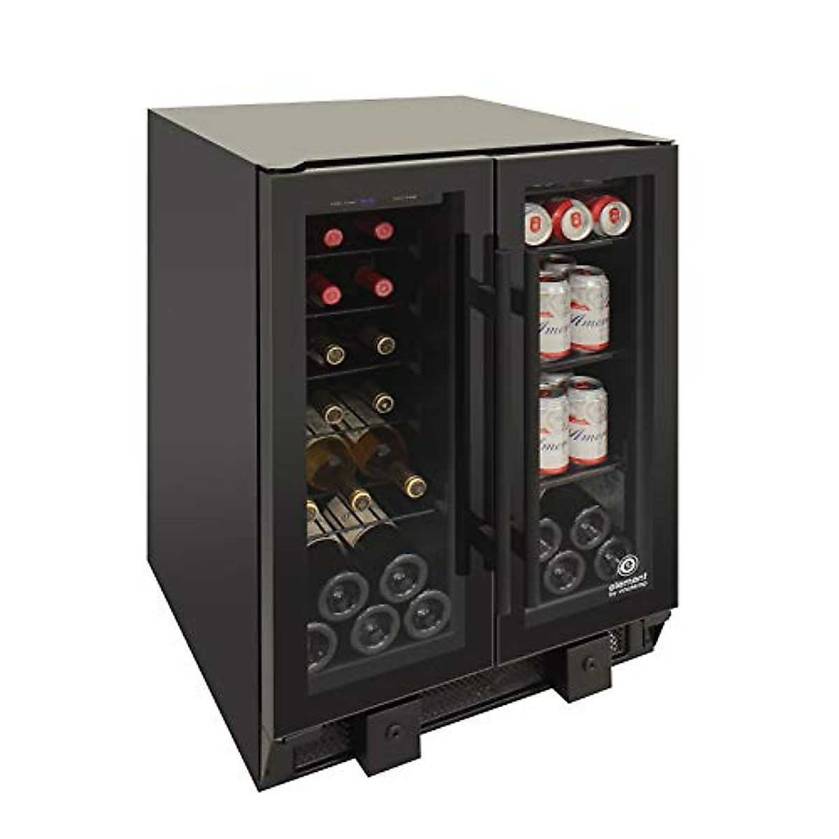 Vinotemp EL-BWC102-02 Touch Screen Beverage Wine Cooler, Black