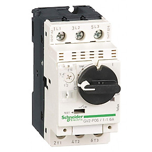 SCHNEIDER ELECTRIC 600-VAC 1.6-AMP GV2P06 Manual Starter 600VAC 1.6AMP IEC