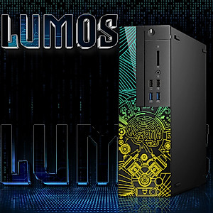 Lumos 8 Gaming Desktop PC, Intel Core i7 7th Gen, 16GB RAM, 512GB SSD, AMD RX 550 4GB GDDR5 Graphics Card, 22 Inch 75hz Monitor, PCI-E Bluetooth | Wi-Fi, RGB Kit, Win 10 Pro (Renewed)
