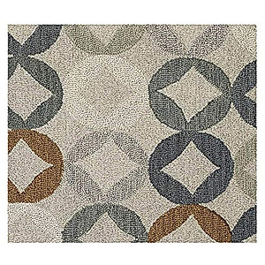 Crate and Barrel Destry Contemporary Handmade 100% Wool Rugs & Carpets (5'x8')