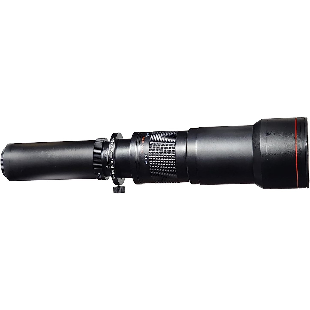 Ultimaxx 650-1300mm (w/ 2X- 1300-2600mm) Telephoto Zoom Lens Kit for Canon EOS 7D, 6D, 5D, 5Ds, 1Ds, 80D, 77D, 70D, 60D, 60Da, 40D, T7s, T7i, T6s, T6i, T6, T5i, T5, T4i, T3i, SL2, SL1