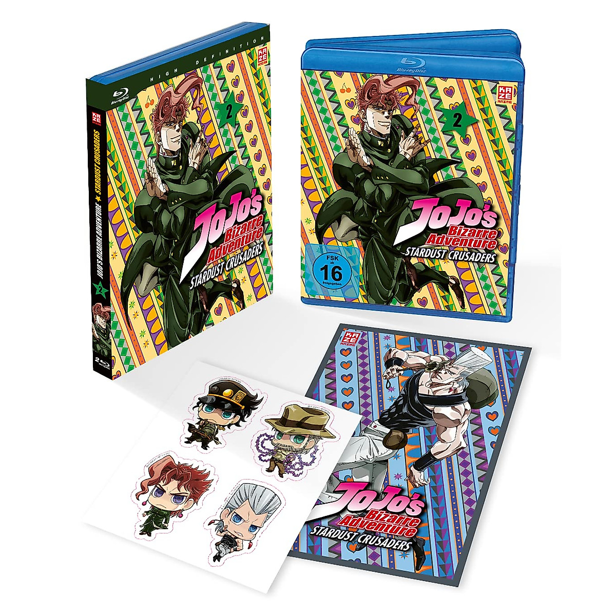 Jojo's Bizarre Adventure - Staffel 2 - Gesamtausgabe - [Blu-ray]