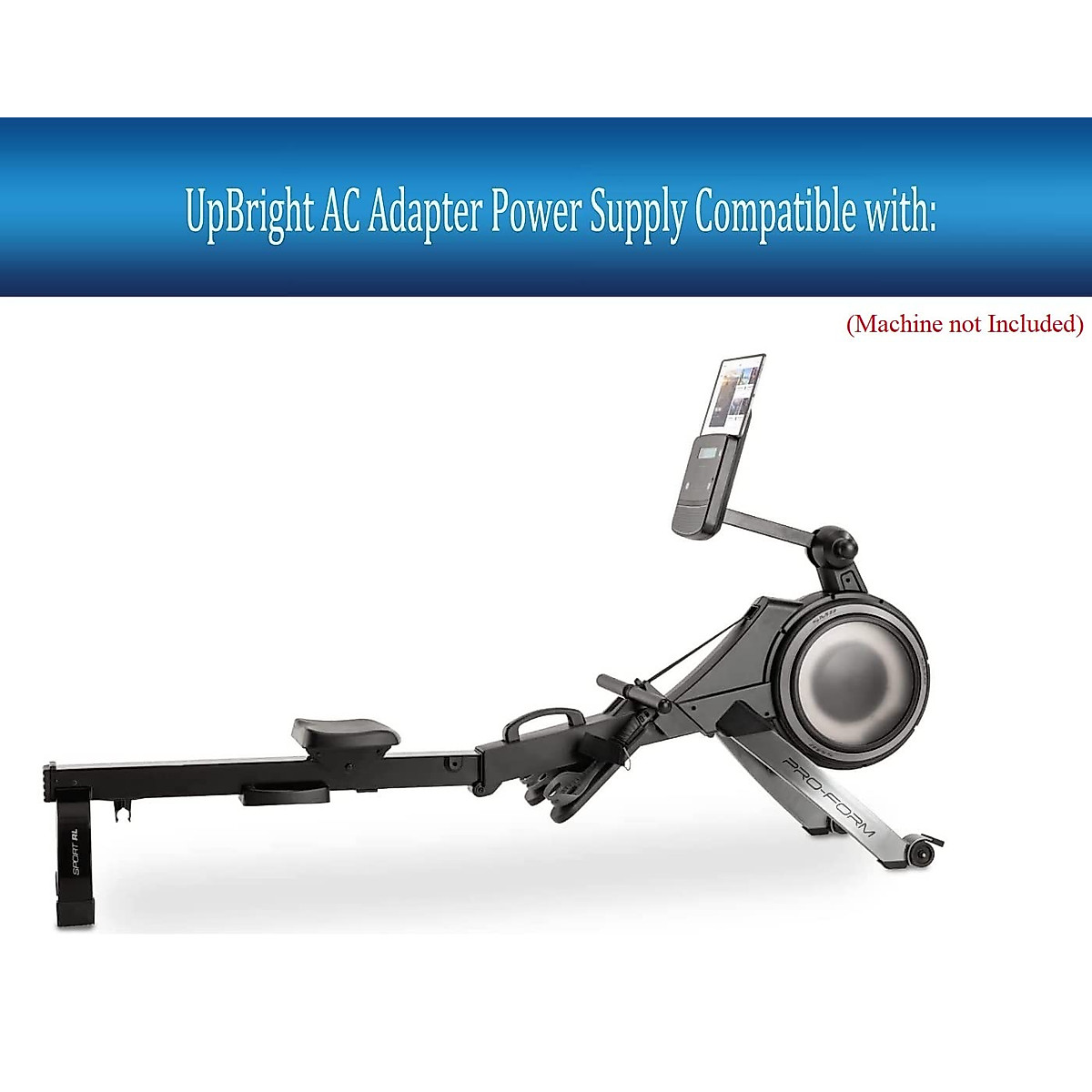 UpBright AC/DC Adapter Compatible with ProForm Sport RL PFRW48120.0 PFRW48120-INT PFRW48120-INT.0 PFRW481200 Rowing Machine iFit ICON Pro-Form Fitness Folding Rower Power Supply Cord Battery Charger