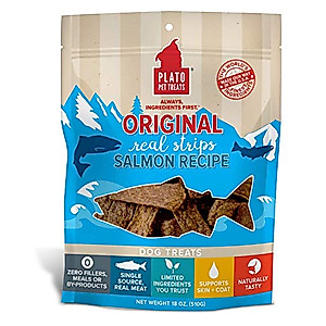 Plato Original Real Strips Salmon 18oz
