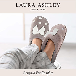 Laura Ashley Womens Ladies Classic Stick Umbrella, Windproof, Sun and Rain Proof Water Resistant Canopy with Large J Handle - Floral Blue