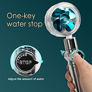 High pressure shower head kit with 3 filters, shower hose, Shower Head Holder