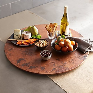 Native Trails 20-inch Copper Lazy Susan, Tempered Copper Finish