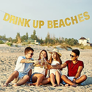 TaoBary 112 Pcs DIY Letter Banner Glitter Customizable Banner Kit Custom Banner Including 107 Letters and Numbers 3 Rope and 2 Light Decor for Birthday Party Baby Shower(Gold)