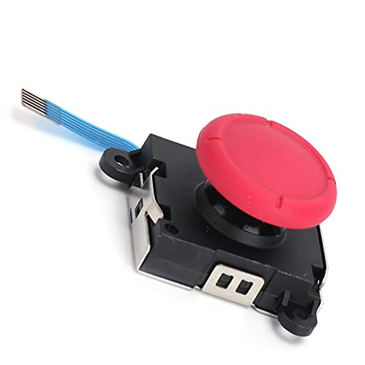 Joystick Button Module, Easy to Install Portable Lightweight Thumb Stick Comfortable for Switch Lite Controller(red)