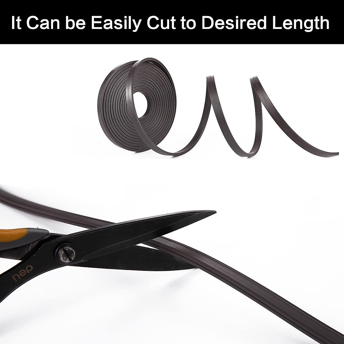 XFVFXZZ 70 Inches Shower Door Magnetic Strip Replacement Insert for Framed and Semi-Framed Swinging Glass Shower Doors with 3/8" Width