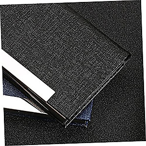 STOBOK 3pcs Purses Name Holder Stainless Steel Case Business