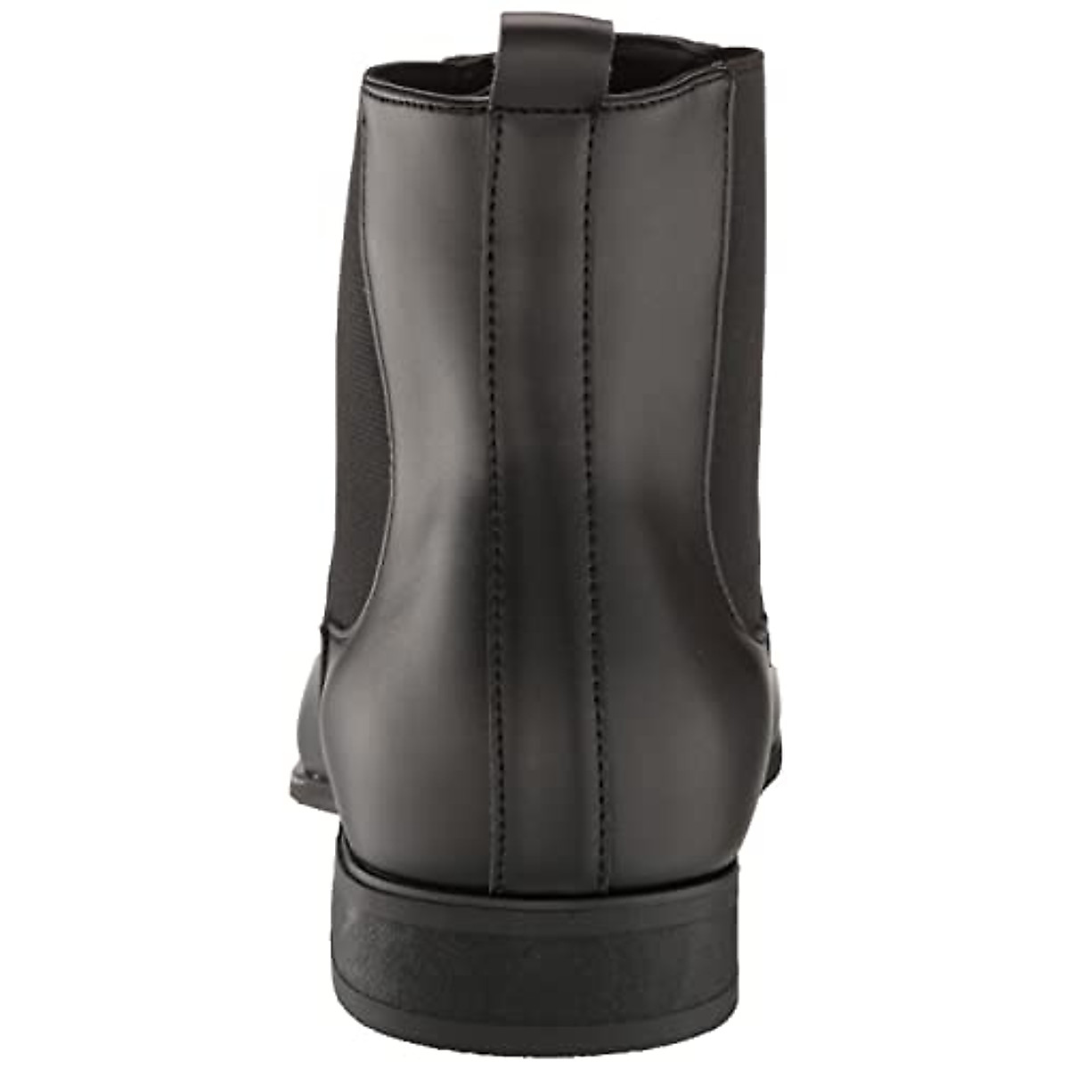 Calvin Klein Men's Brayden Boot, Black Leather, 10