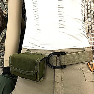 Hunting 10 Round Tactical Molle Cartridge Shell Holder Ammo Bag (Green)