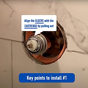 Welvzen Single Handle for H79, Shower Faucet Lever Replacement Kit for 1300/1400/13/14 Series, with SUS304 Screw & Extended Wrench