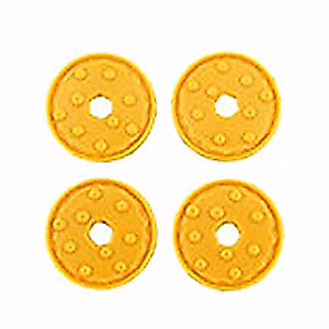 Replacement Parts for Imaginext Pizza Planet - Toy Story Buzz Lightyear and Pizza Planet Truck Playset GFR98 ~ Replacement Projectile Discs ~ Includes 4 Yellow Discs