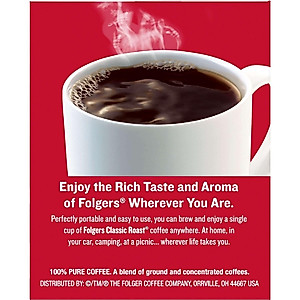 Folgers Coffee Singles (19 per box)