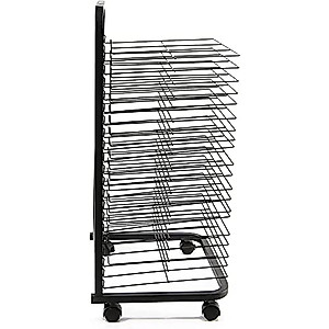 CENAP Art Drying Rack, Mobile Classroom Drying Rack with Wire Rack for Art Studio and Home use, Drying and Printing Rack (Size : 35-Layer)