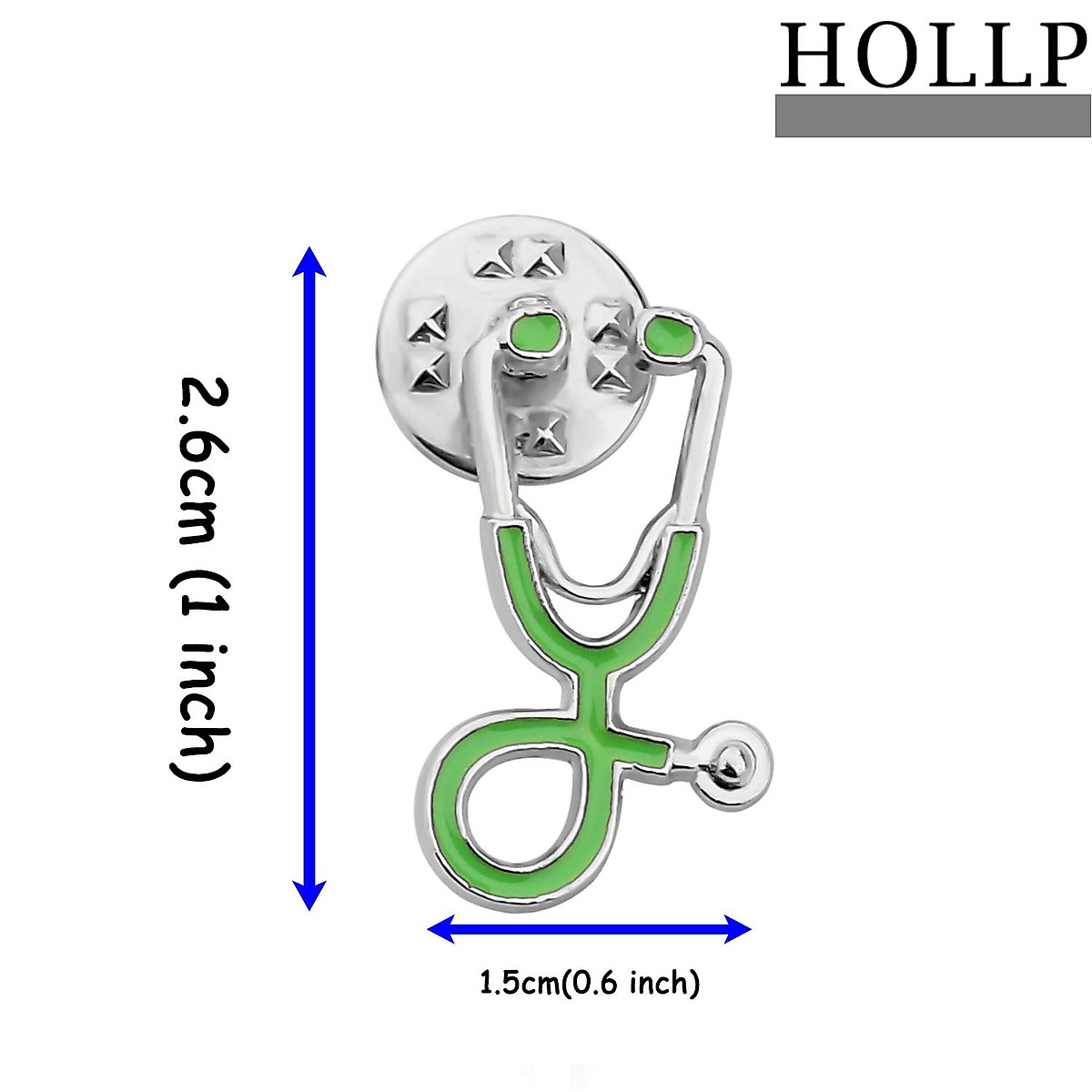 Nurse Stethoscope Enamel Pin Medical Doctor Nurse Stethoscope Brooches Christmas Gift (Pink-s)