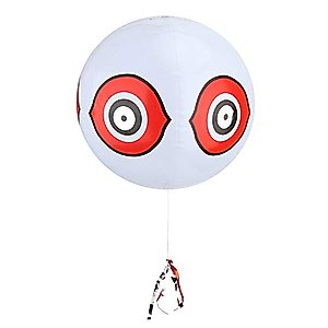 Fdit Bird Predator Eyes,Terror-Eyes Inflatable Bird Scare Balloon Bird Repelling Predator Eye Balloon Bird Repelling Balloon(White)