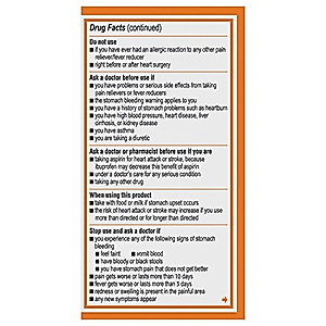 Motrin IB Ibuprofen USP, 200 mg, 100 Count